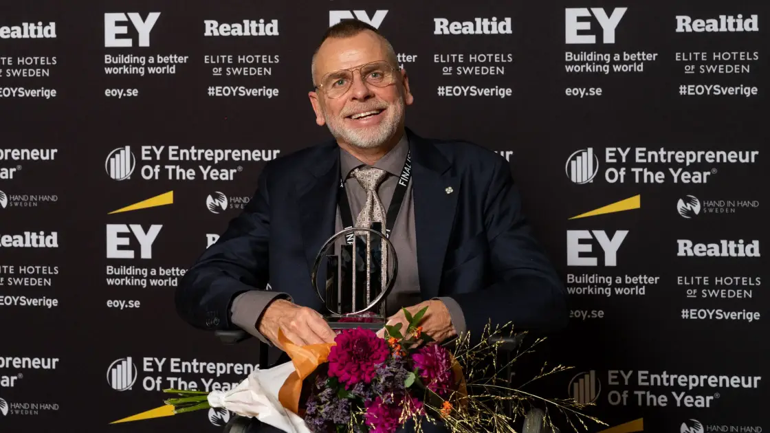 Anders Holmberg appointed as Eastern Sweden's foremost entrepreneur | Holtab